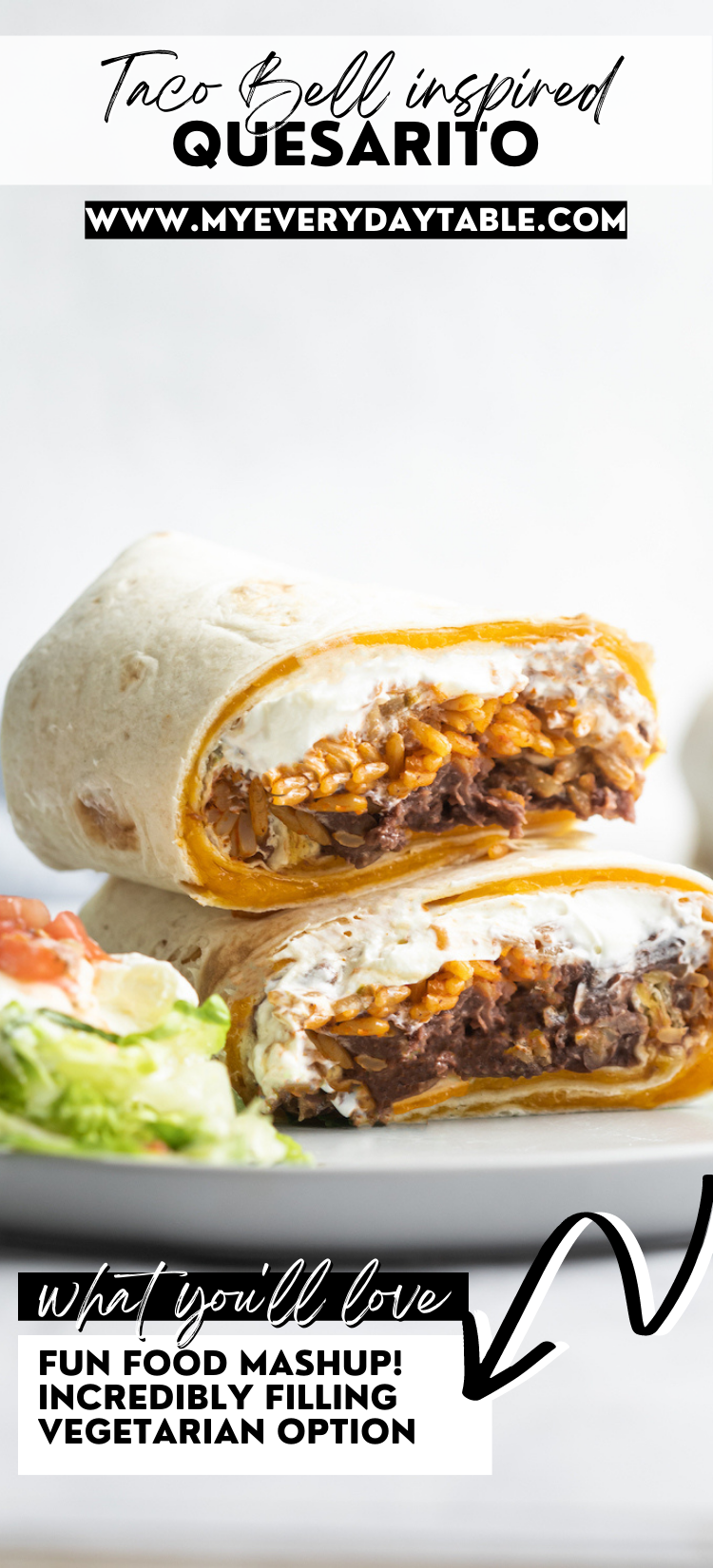 Black Bean Quesarito Recipe (Taco Bell Copycat)