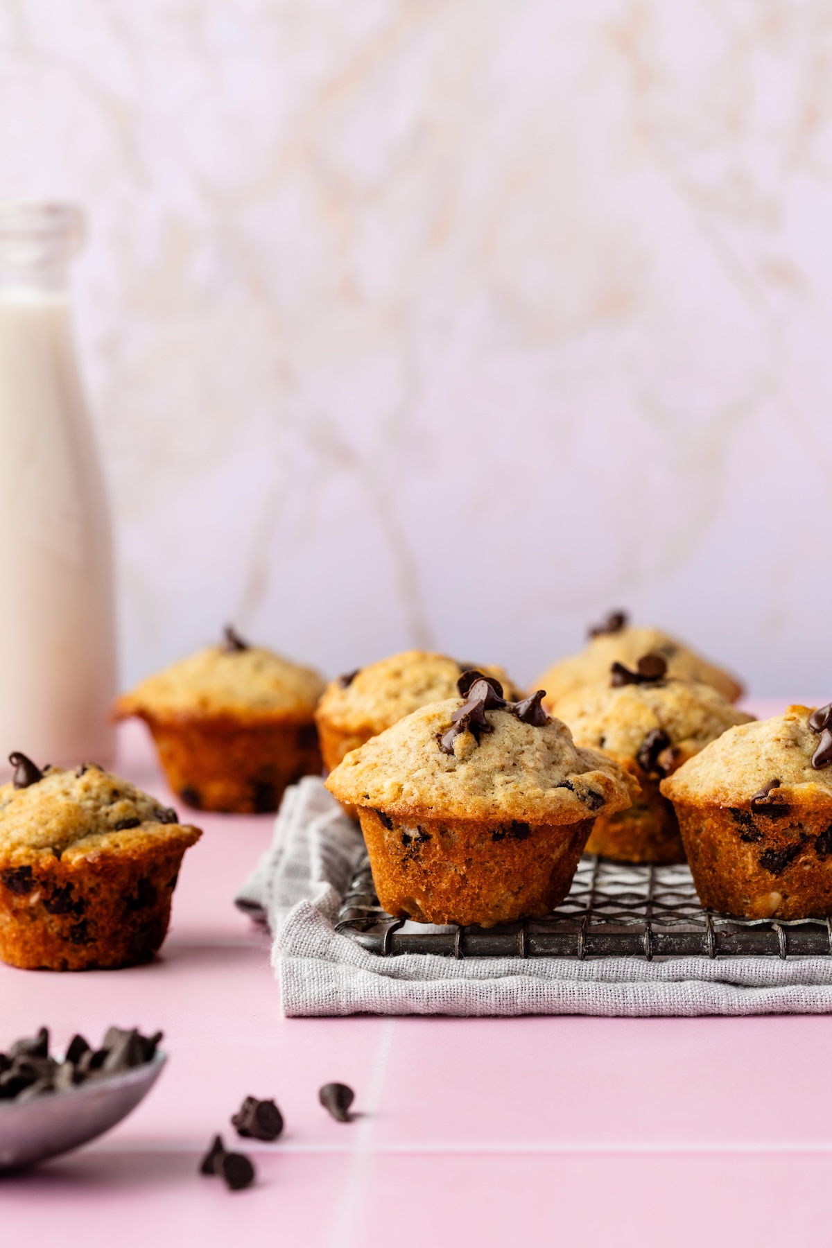 Mini Chocolate Chip Muffins - Soft, Fluffy & Perfectly Sweet