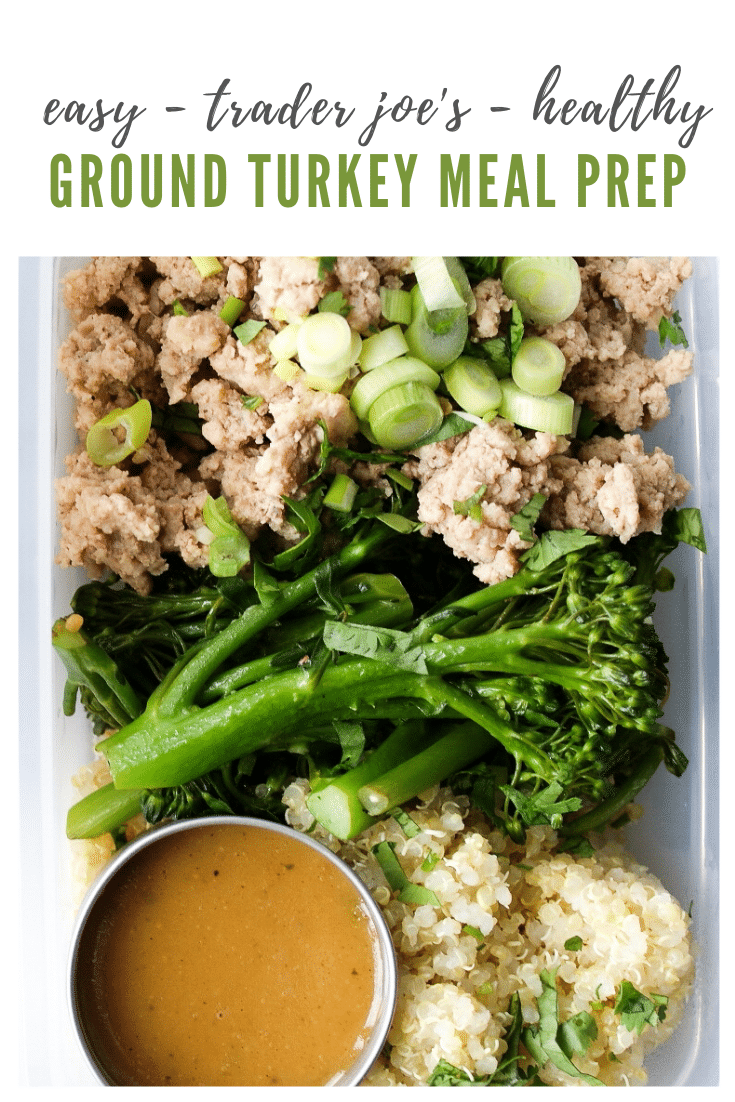 Trader Joe's Ground Turkey Meal Prep Bowl Recipe | My Everyday Table