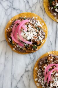 Easy Ground Turkey Tostadas Recipe | My Everyday Table