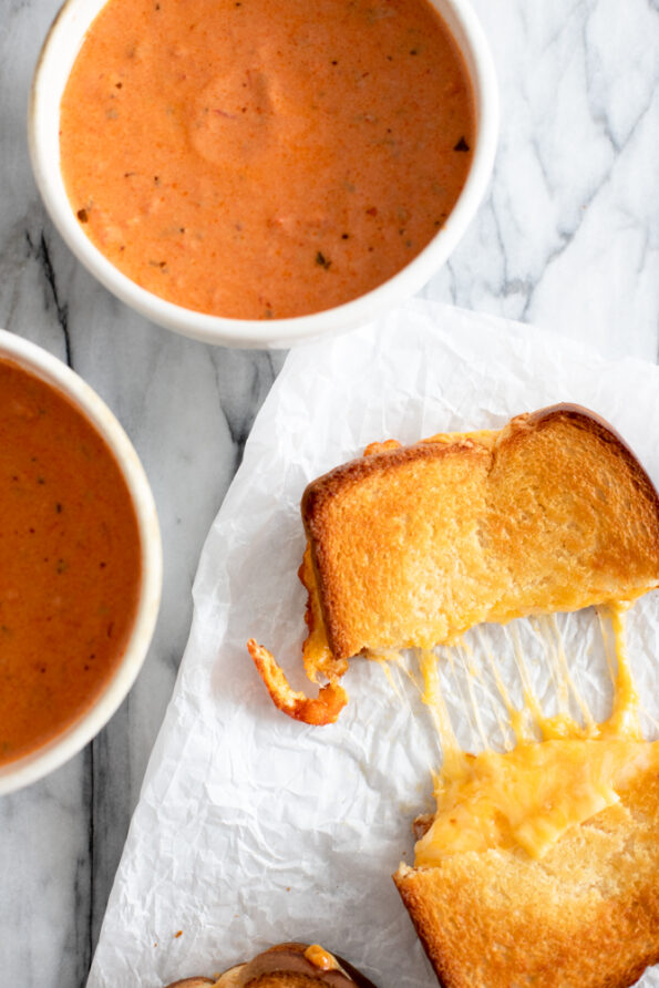 10-Minute Easy Sheet Pan Grilled Cheese