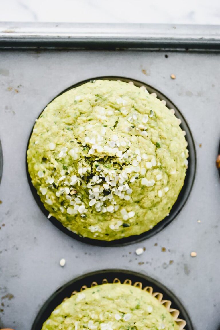 Spinach Muffins Recipe (Blender Green Muffins) | My Everyday Table